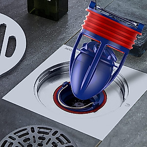 Shower Drain Floor Drain Backflow Preventer Magnetic Levitation One-Way Drain Valve Fast Drainage Shower plug Insert Drain Plug Fit for Tube Depth 2.56-4.13in (Caliber（2-3.9in）,Depth 3,15in)