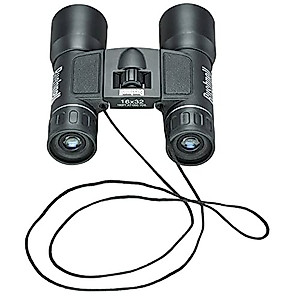 Bushnell Powerview 10x25 Compact Folding Roof Prism Binocular (Black)