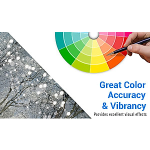 Funnytree 10x8FT Soft Fabric Winter Photography Backdrop Glitter Snowy Forest Pine Tree Background Let It Snow Christmas Xmas Holiday Party Decor Banner Portrait Studio Booth Photobooth Props