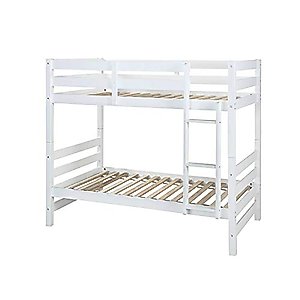 GOWE Acme Ronnie Bunk Bed (Twin/Twin), White (1Set/2Ctn) 37785