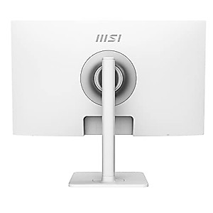 MSI Modern MD271QPW, 27" Monitor, 2560 x 1440 (QHD), IPS, 75Hz, TUV Certified Eyesight Protection, 5ms, HDMI, Displayport, USB C, Tilt, Swivel, Height Adjustable, Pivot