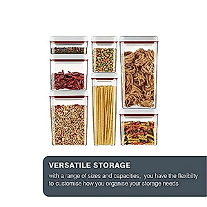 Zyliss Twist & Seal 3.6L Container, 4 litre, Clear/White