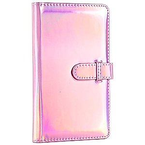 Ablus 96 Pockets Photo Album for Fujifilm Instax Mini 11 90 70 9 8+ 8 LiPlay Instant Camera, Polaroid Snap SnapTouch PIC-300 Z2300 Instant Camera & Zip Instant Printer(Magic Pink)