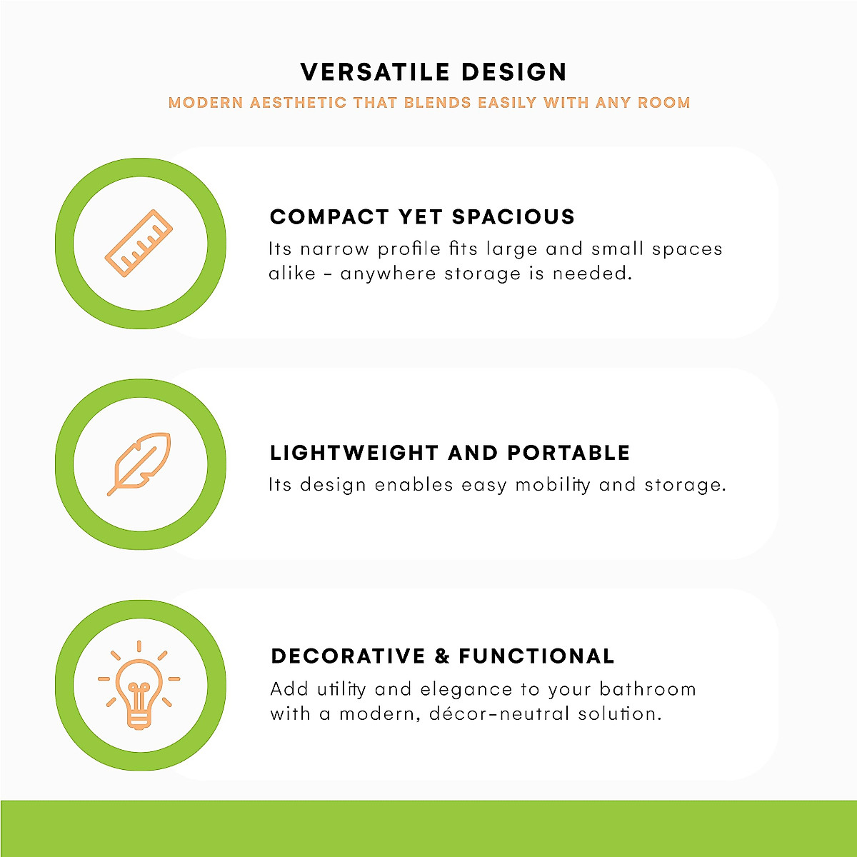 Prosumers Choice Wooden Bathroom Cabinet Storage 4 drawers for Toiletries & Accessories - Bathroom Floor Cabinet, Side Storage Organizer, Free-Standing Cabinet for Bathroom/Hallway/Living Room, White