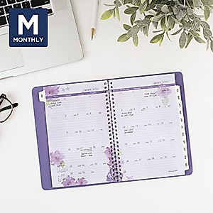 AT-A-GLANCE 2023 Weekly & Monthly Planner, 5-1/2" x 8-1/2", Small, Beautiful Day, Lavender (938P-200)