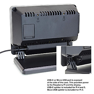 SmartiPi Touch Pro for Raspberry Pi 3,4, and 5 (Large - Without External Micro SD Card Access)