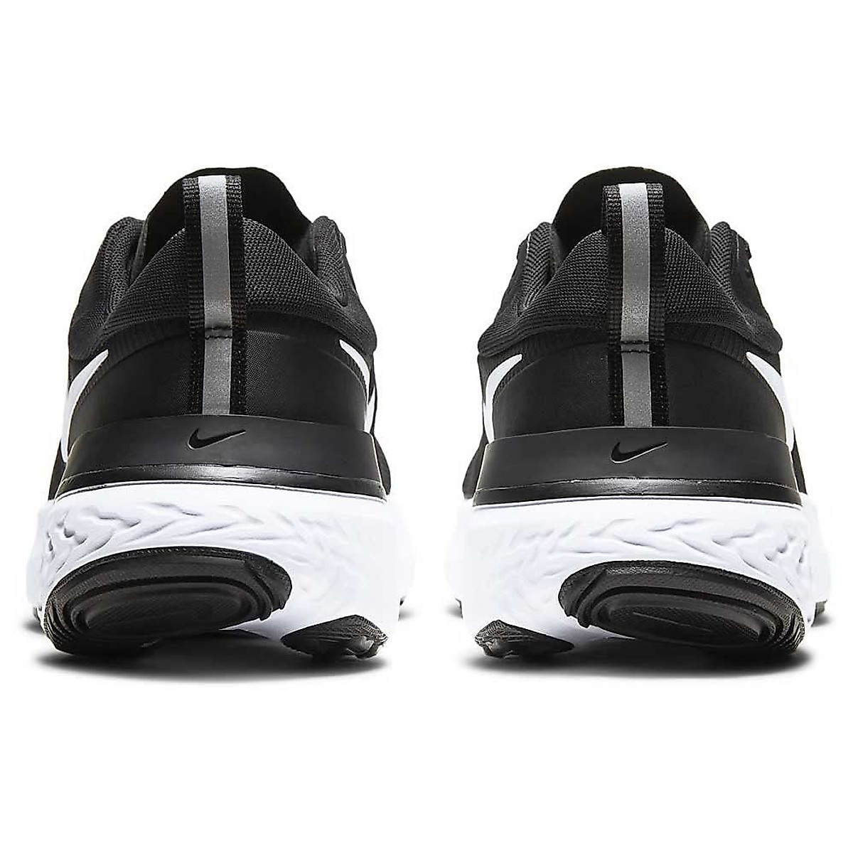 NIKE Men's Stroke Running Shoe, Black White Dk Grey Anthracite Volt, 6