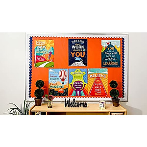 Sproutbrite Classroom Decorations - Motivational Posters - Educational and Inspirational Growth Mindset for Teacher and Students