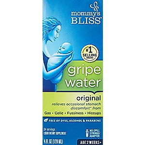 Mommy's Bliss Gripe Water, Liquid, 4-ounce bottle