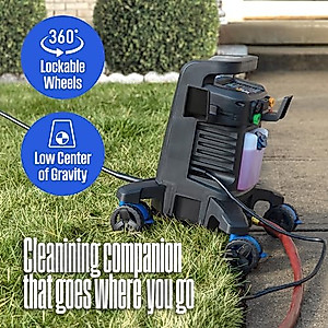 Westinghouse ePX3500 Electric Pressure Washer, 2500 Max PSI 1.76 Max GPM with Anti-Tipping Technology, Onboard Soap Tank, Pro-Style Steel Wand, 5-Nozzle Set, for Cars/Fences/Driveways/Home/Patios