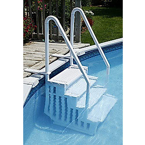 Blue Wave Easy Pool Step Above Ground Swimming Pool Step to Deck