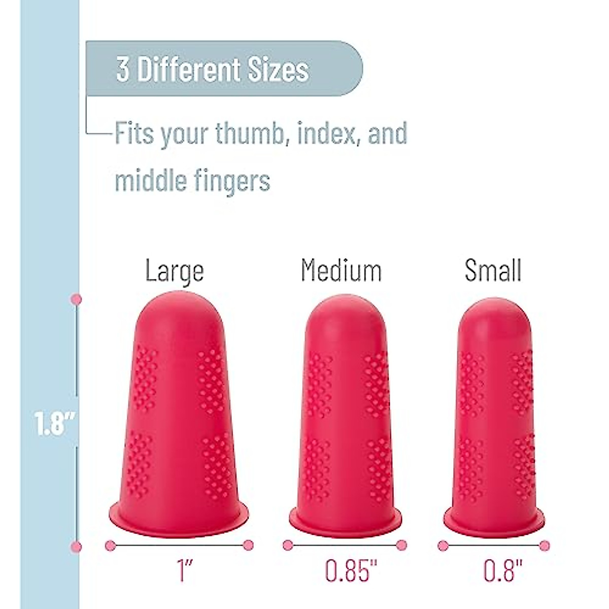 Mr. Pen- Hot Glue Gun Finger Protectors, 24 pcs, Silicone Finger Protectors, Rubber Fingers Tips, Rubber Finger Covers, Rubber Finger Tips Protector, Finger Gripper, Finger Grip, Finger Rubber Tips