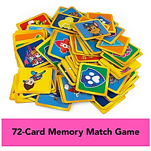 PAW Patrol: The Movie, 4-Game Adventure City Pack Memory Match, Pop-Up, Wooden Dominoes, & Lookout Games, PAW Patrol Toys for Kids Ages 4 and up