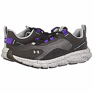 Under Armour Women's Charged Verssert SPKLE, Jet Gray/Fresco Blue, 5.5 Medium US