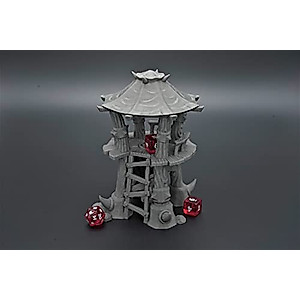 EnderToys Orc Watchtower by Makers Anvil, 3D Printed Tabletop RPG Scenery and Wargame Terrain for 28mm Miniatures