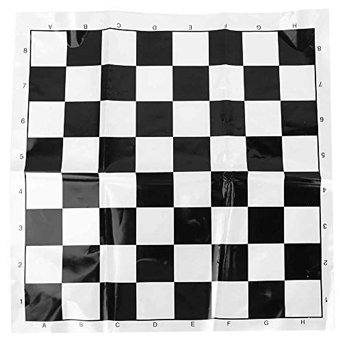 Sturdy International Chess, Portable Chessboard Set, Folded Chess Lovers for Above Age 6 Party Activities Home(White)