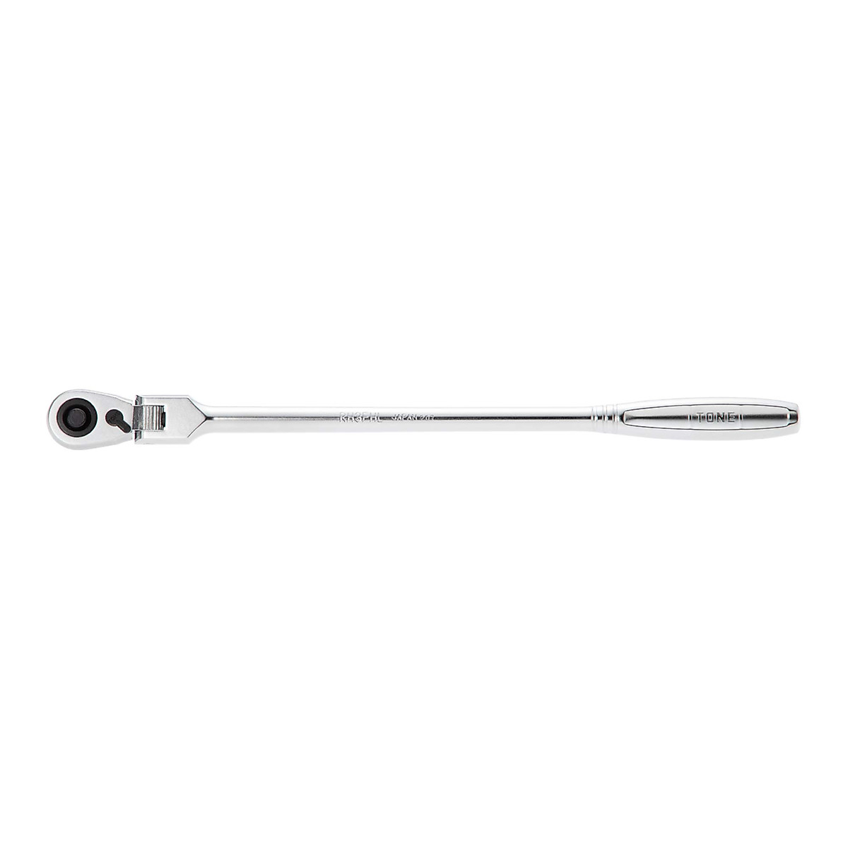 TONE Long Ratchet Handle Flex Head (Socket Hold Type) RH3FHL 3/8" Inch Drive