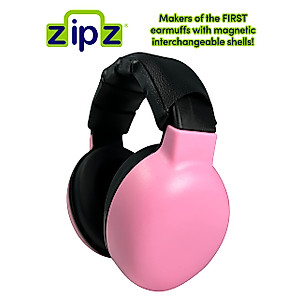 ZIPZ Baby & Toddler Earmuffs – Innovative Design – Change Colors with Magnetic Shells – Hearing Protection Headphones 0-4 yrs