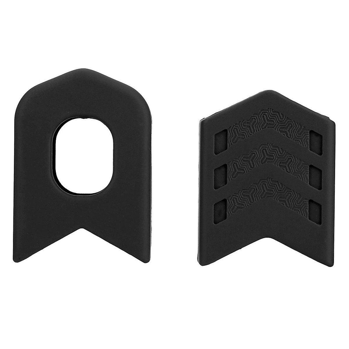 1 Piar Crank Cover Silicone Crank Sleeve Arm Protector for Most Mountain Road Bikes(Black)