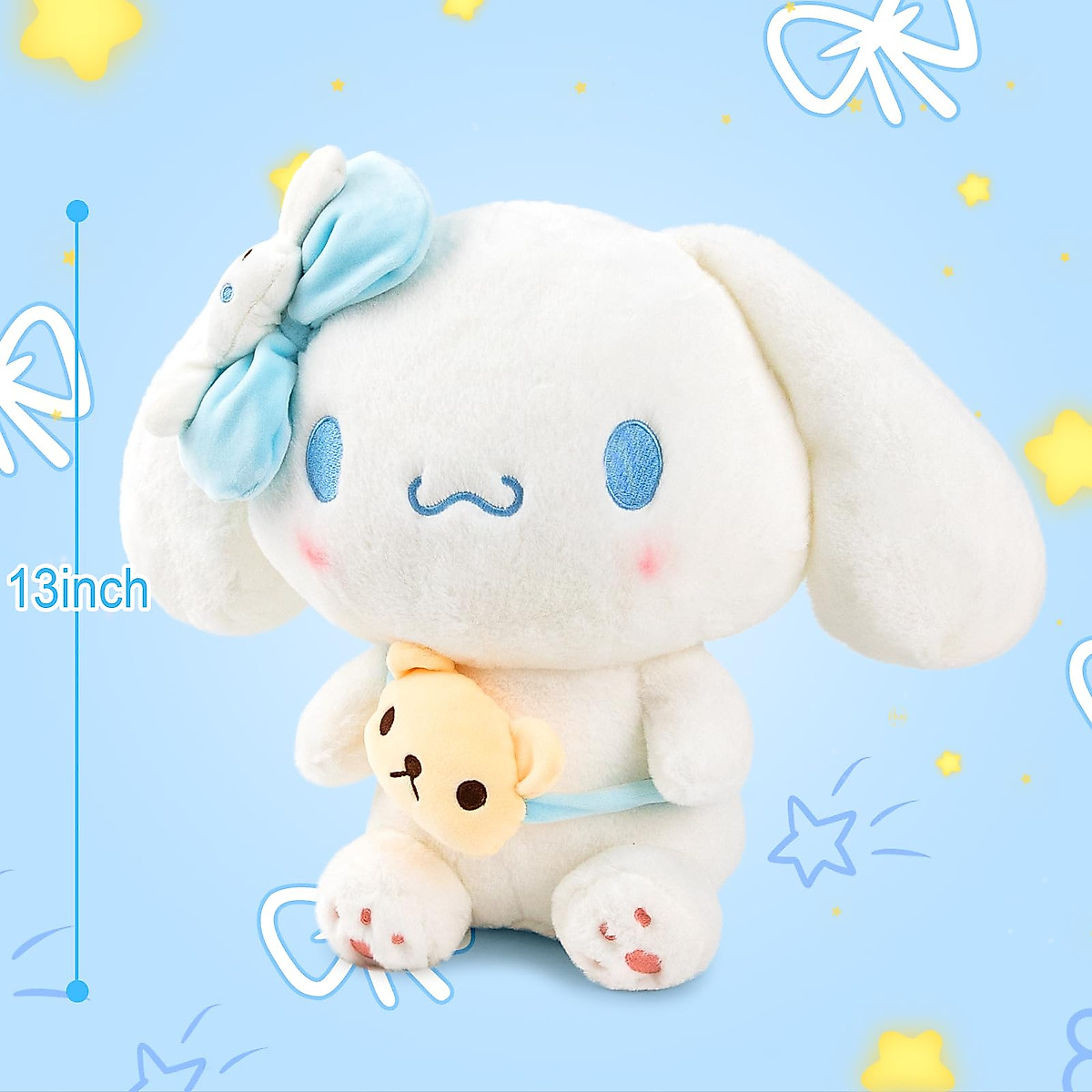 KIEAL 13 in Plush Toys, Anime Plush Kawaii Stuffed Animals Doll, Soft and Adorable Cartoon Pillow for Girls Kids Fans Birthday Present