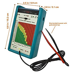 GME Professional in Circuit ESR Capacitor Tester, Capacitance Meter, Designed and Engineered in the USA