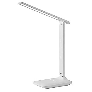 IQeer Cordless LED Desk Lamp for Home Office, 4000mAh Rechargeable Battery Operated Table Lamps,Eye-Caring Reading Lamp for Students, 3 Lighting Modes & Brightness Dimmer Light for Kids Study