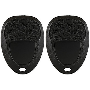 Discount Keyless Replacement Key Fob Car Remote and Uncut Transponder Key Compatible with 15913415, 25839476, ID 46 (2 Pack)