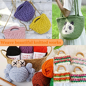 Yarn for Crocheting,100g Soft Yarn for Crocheting,Crochet Yarn for Sweater,Hat,Socks,Blankets(Grey)