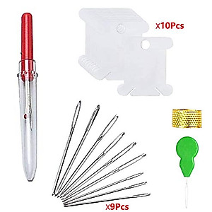 Cldamecy Friendship Bracelet String 60 Skeins,Embroidery Floss Threads for Cross Stitch,and DIY Art Craft,with 10 PCS Floss Bobbins and 1 PCS Embroidery Needle Set