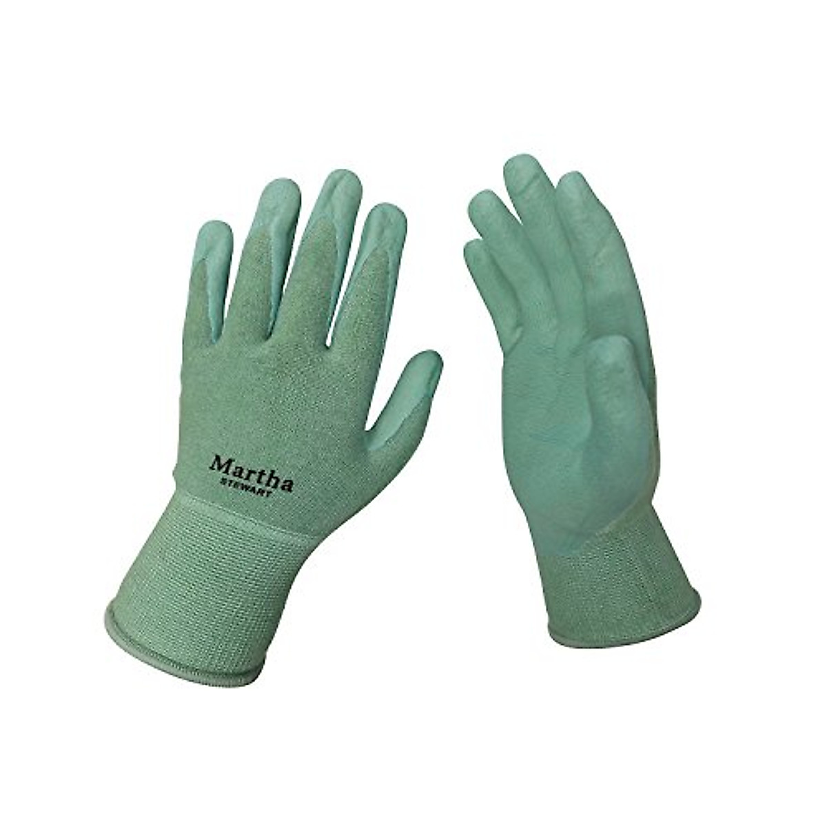 Martha MTS-GLVNP2-M Stewart Nitrile Coated Palm Breathable All-Purpose Non-Slip Garden Gloves