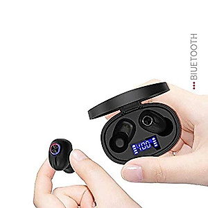 TBIIEXFL Headset Touch Function with Charging Box Stereo Headphones in-Ear Built-in Microphone Headphones Sports Subwoofer
