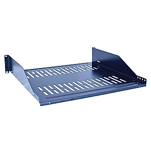RAISING ELECTRONICS 19inch 2U Relay Rack Mount Cantilever Network Shelf 12inch Deep 40LBs Capacity