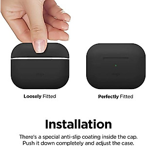 [Bundle] elago Silicone Case Compatible with iPhone 14 Pro Max & Silicone Case Compatible with AirPods Pro 2nd Generation