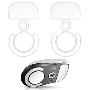 2 Sets of Hyperslides Rounded Edges Mouse Feet, Mouse Skates, Mouse Pads for Logitech G PRO X Superlight Wireless Gaming Mouse Feet Replacement(0.8mm, Smooth, Pure White PTFE) Pro Performance Upgrade