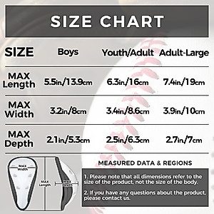 COOLOMG Athletic Cup Flex Protective Adult & Youth Cup for Baseball, Football, Lacrosse, Hockey, MMA