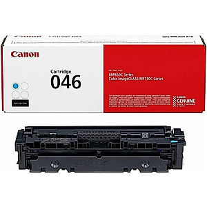 Canon 046 Toner Cartridge ImageCLASS LBP654Cdw, LBP654Cx, MF731Cdw, MF733Cdw, MF735Cdw - High Yield Black and Standard Yield Cyan, Magenta and Yellow - 4 Pack in Retail Packaging