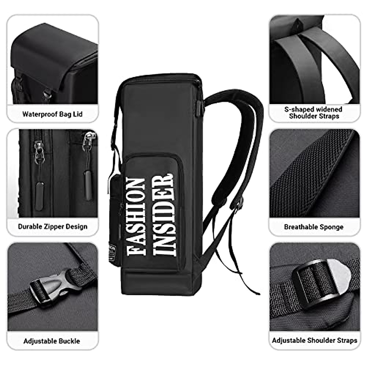 Joyask Laptop Backpack Business Travel Backpack for Men Women, College School Backpack Lightweight Waterproof