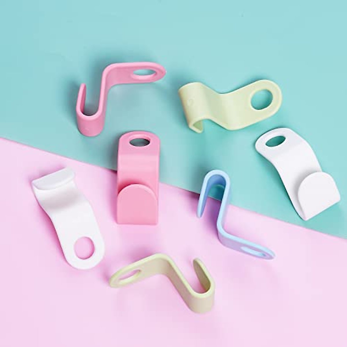 48Pcs Clothes Hanger Connector Hooks, Cascading Hangers Hooks Space Saving Organizer for Closet, 4 Colors