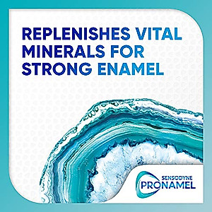 Sensodyne Pronamel Mineral Boost Enamel Toothpaste for Sensitive Teeth, to Replenish Minerals and Strengthen Enamel, Peppermint - 4 Ounces (Pack of 3)