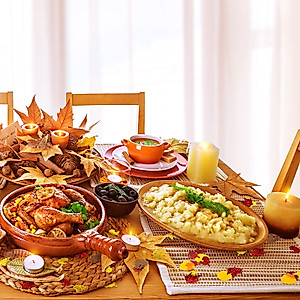 Fall Confetti Autumn Glitter Sequin Confetti Thanksgiving Confetti Fall Maple Leaves Turkey Pumpkin Confetti Sprinkles Table Decorations for Thanksgiving Fall Party Supplies, 2.1 oz