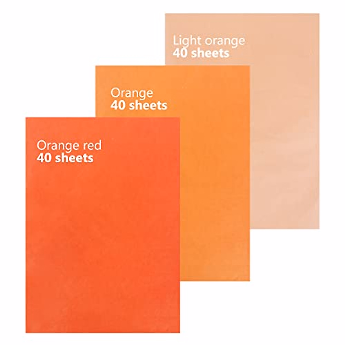 120 Sheet Assorted Orange Thanksgiving Tissue Paper Bulk, 15 x 20 Inch Fall Paper Gift Wrap Tissue Paper Autumn Art Paper Crafts for Harvest Fall Thanksgiving DIY Craft Gift Bags Decorations
