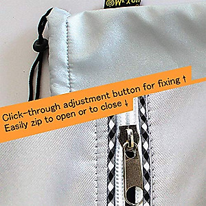 Large Tire Cover Seasonal Tire Tote Tire Storage Bag Seasonal Tire Cover,Waterproof Dust-Proof (Diameter 28",Silver Coated)