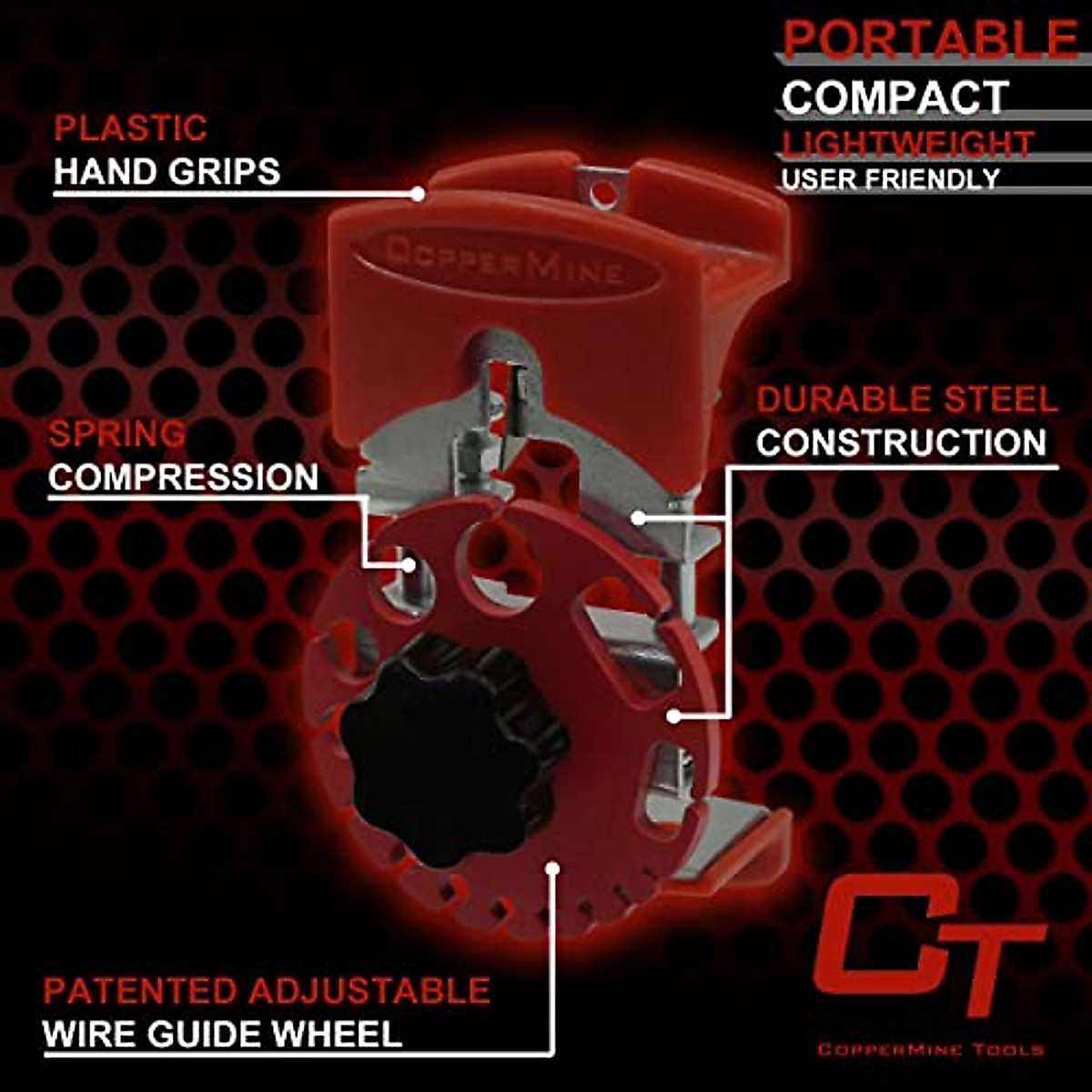 COPPERMINE Handheld Copper Wire Stripper Manual Stripping Machine Combo with 10 BLADES INCLUDED for Manual Wire Stripper