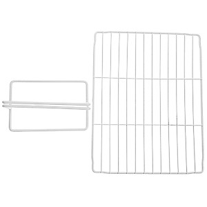 Veemoon Refrigerator Partition Board Freezer Wire Divider Iron Mesh Divider Drawer Separators Fridge Shelf Organizers Freezer Dividing Partition Plate