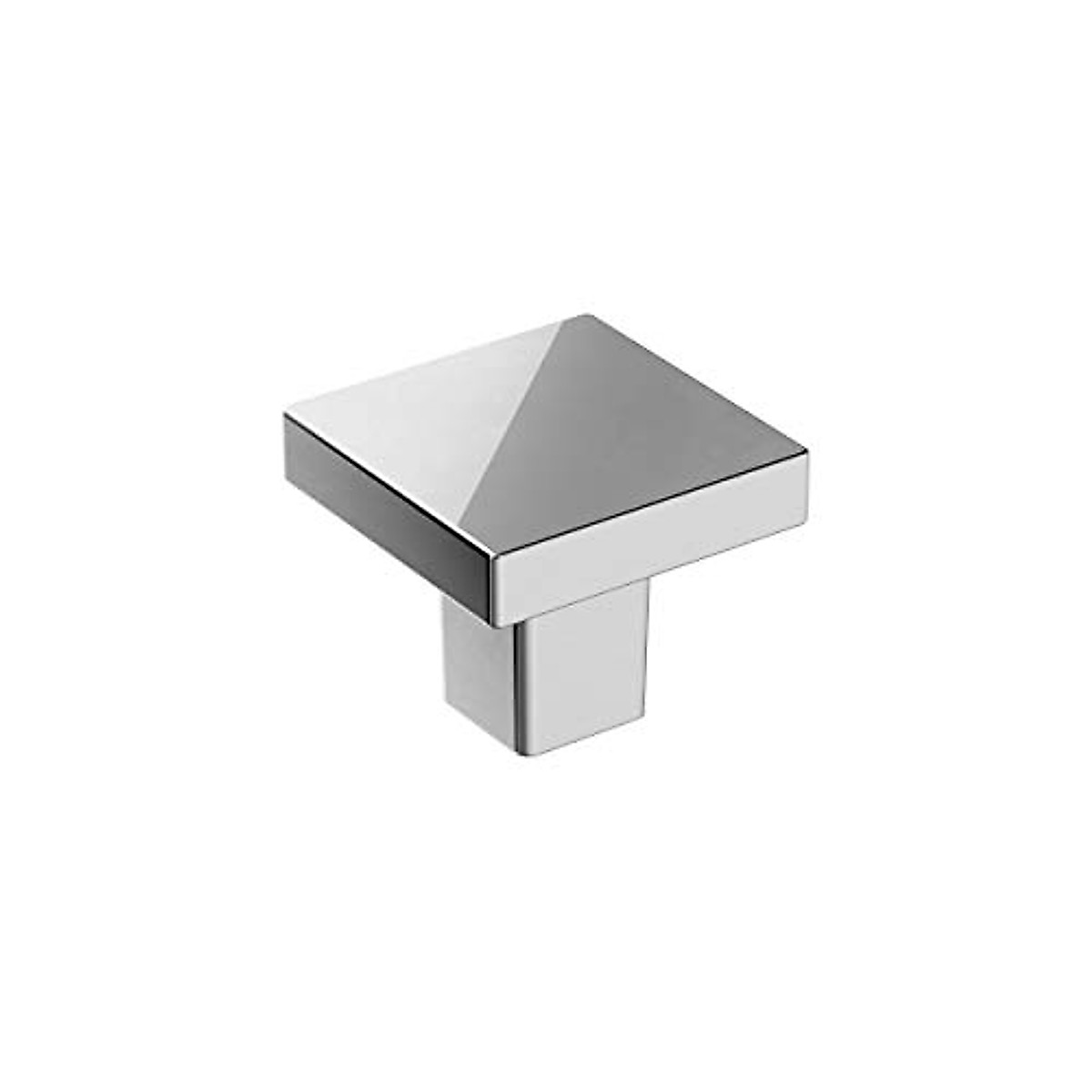 Amerock | Cabinet Knob | Polished Chrome | 1-3/16 inch (30 mm) Length | Monument | 1 Pack | Drawer Knob | Cabinet Hardware