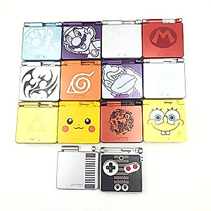 Repair Housing Shell Case Replacement for Nintendo Gameboy Advance SP GBA SP Black