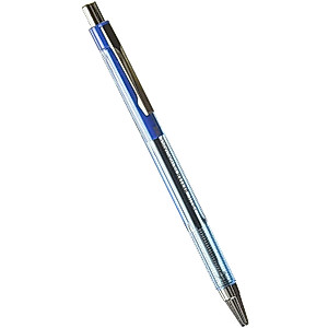 PILOT The Better Ball Point Pen Refillable & Retractable Ballpoint Pens, Fine Point, Blue Ink, 6 PACK