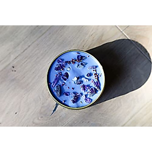 MAMA WUNDERBAR Pisces Zodiac Candle, Gifts for Women, Coconut Candle, Birthdate Candles, Zodiac Gifts for Women, Zodiac Sign Gifts, Astrology Gifts, Crystal Candle, Horoscope Gifts (Pisces)