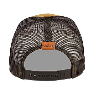 Local Crowns Alaska Views 2.0 Trucker Adjustable Snapback Hat Tan