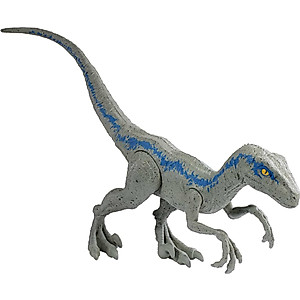Mattel Jurassic World Toys Large Basic Velociraptor Blue